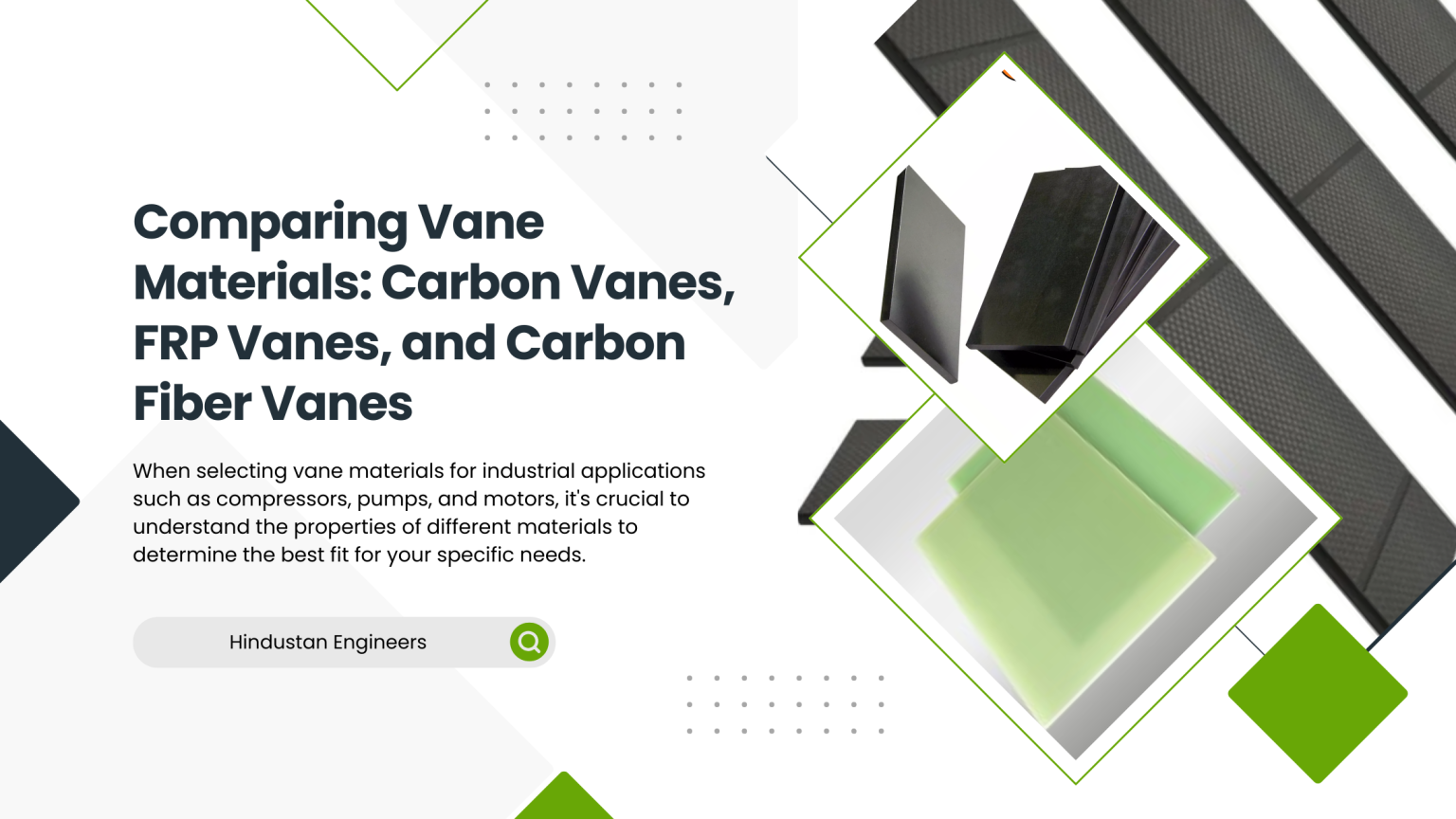 Comparing Vane Materials: Carbon Vanes, FRP Vanes, and Carbon Fiber ...